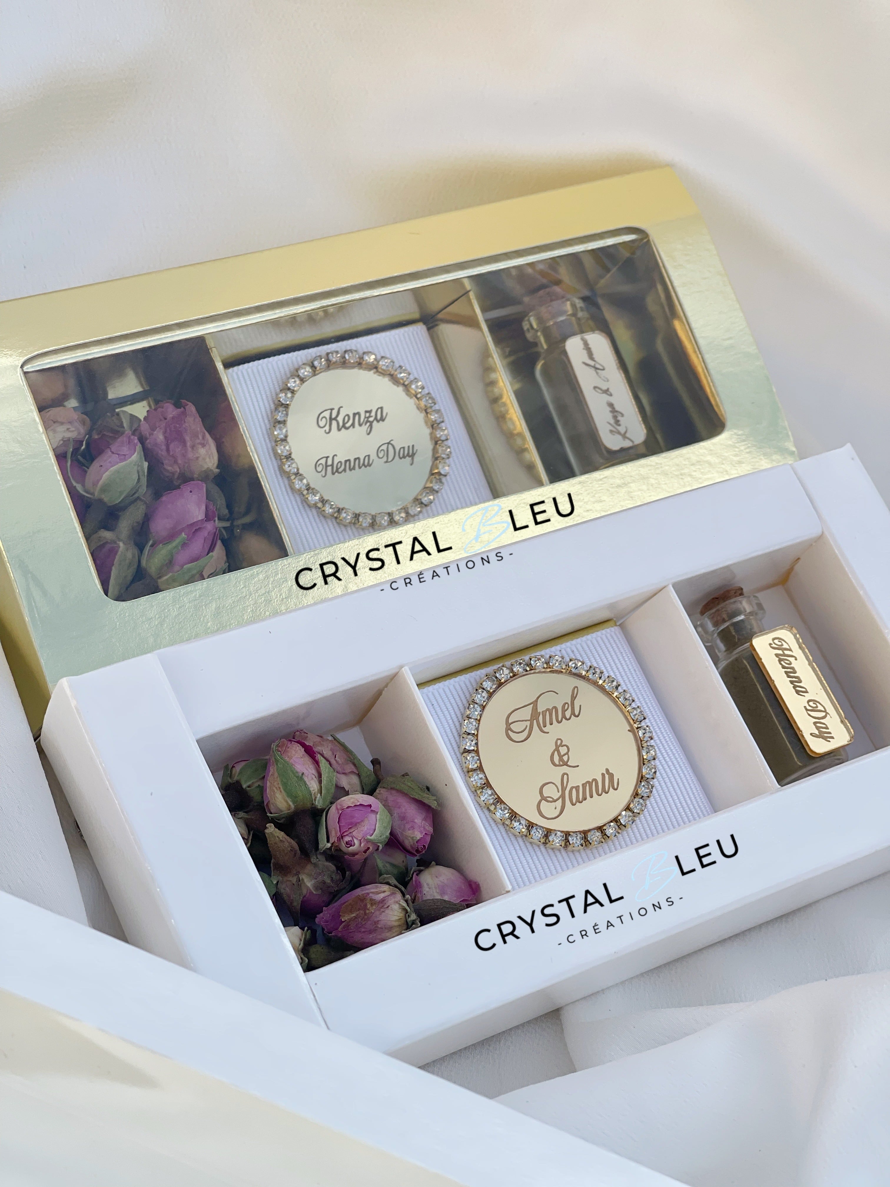 Coffret laylat El Henna – Crystal Bleu Créations